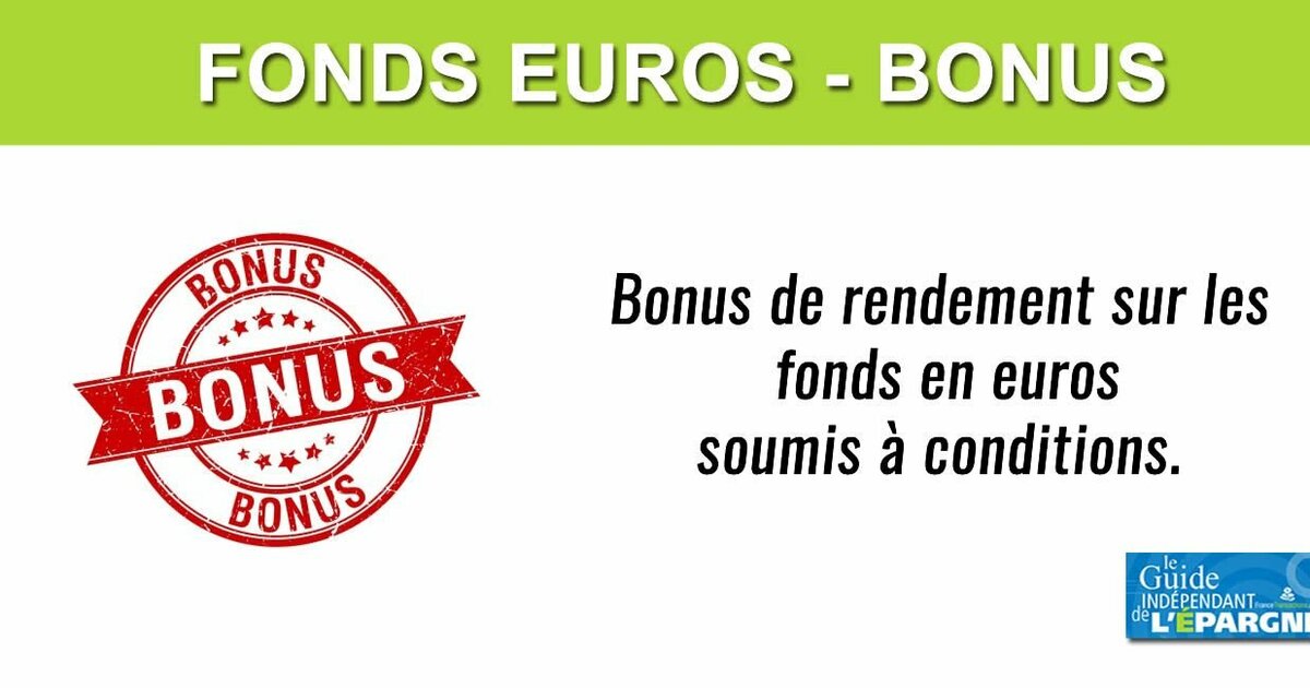 Assurance vie Evolution Vie : bonus de rendement de +2% à +2.4% sur ...